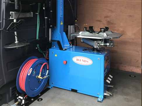 Mobile Tyre Fitting Van Conversion - BTMS